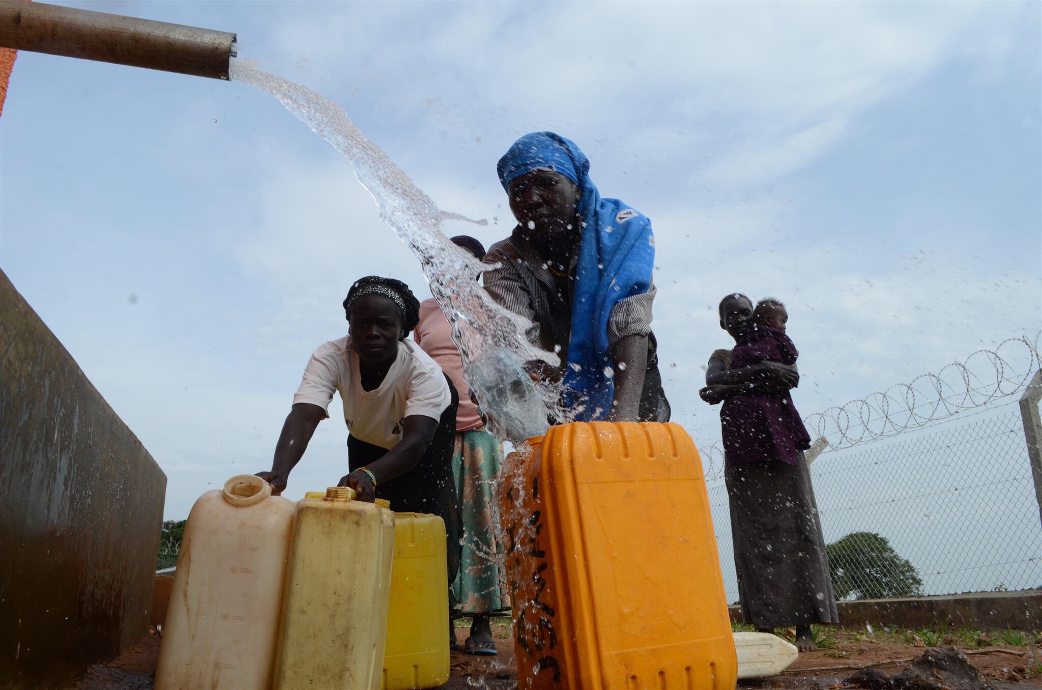 Relief for thousands in Yumbe district as World Vision brings water close by | Uganda | World ...